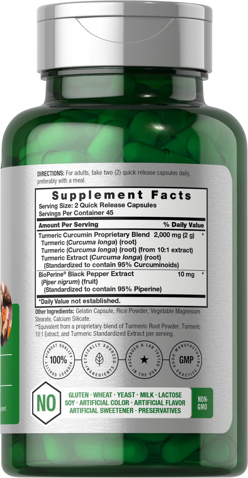 non-GMO turmeric supplement Canada