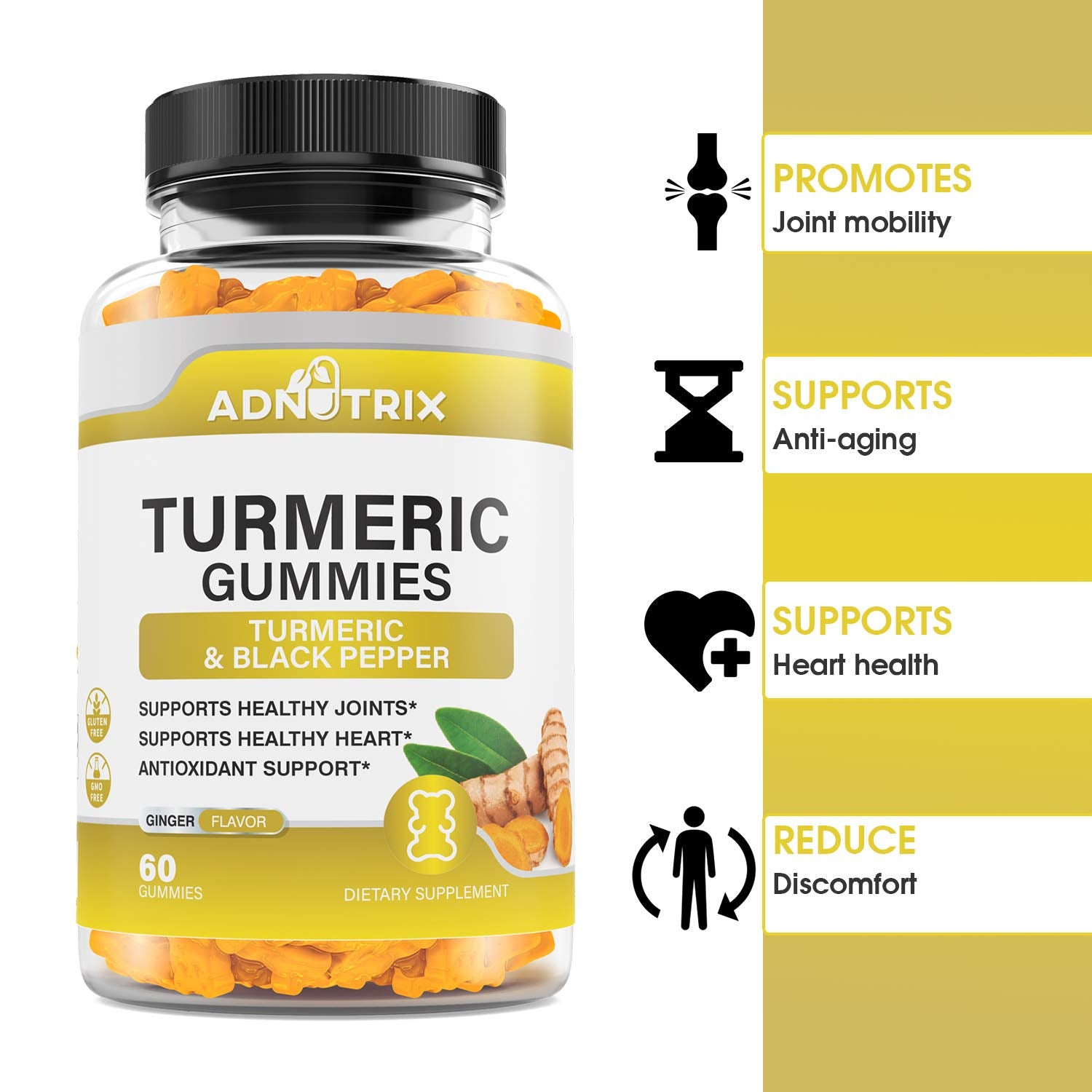 non-GMO turmeric supplement for health