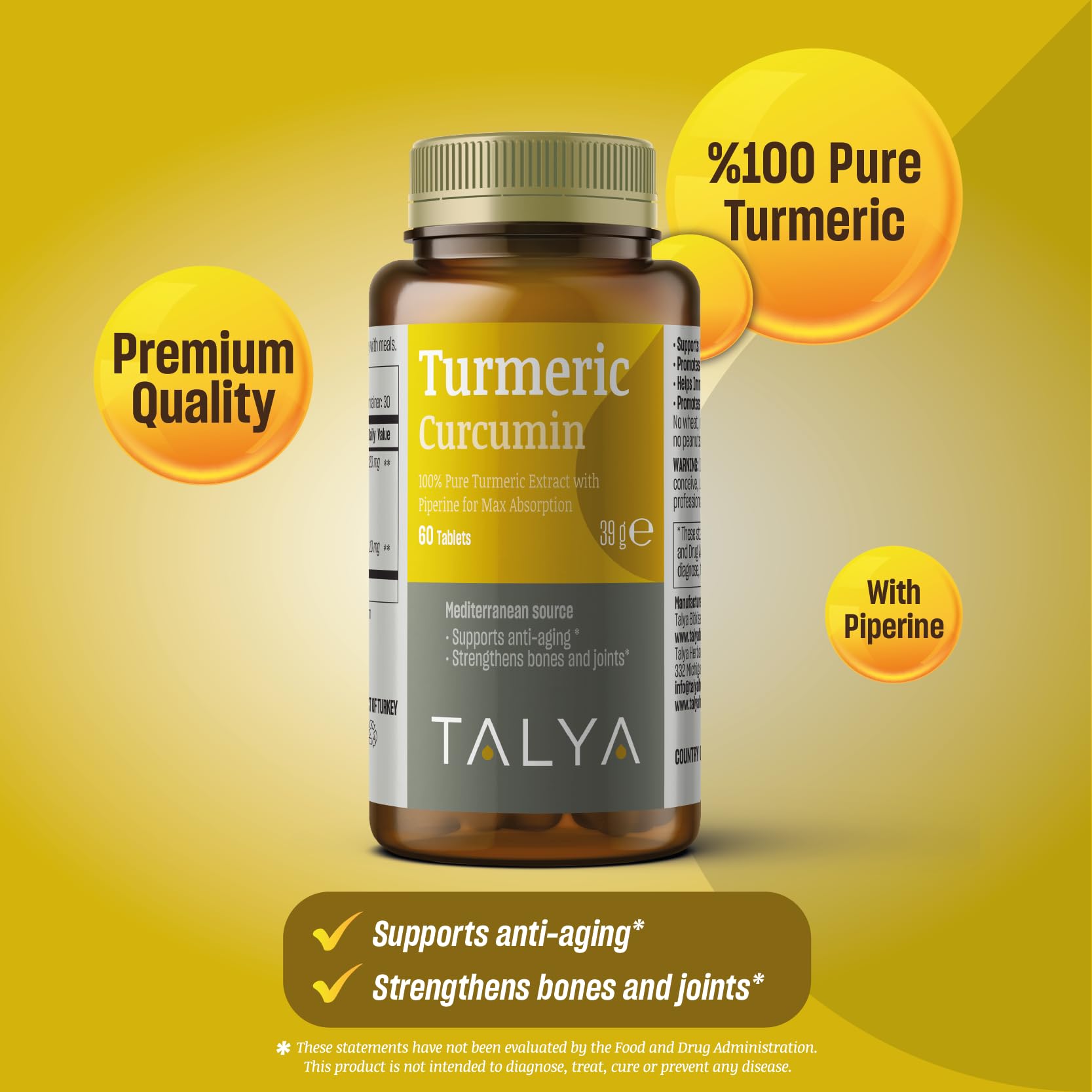 non-GMO turmeric supplement for wellness
