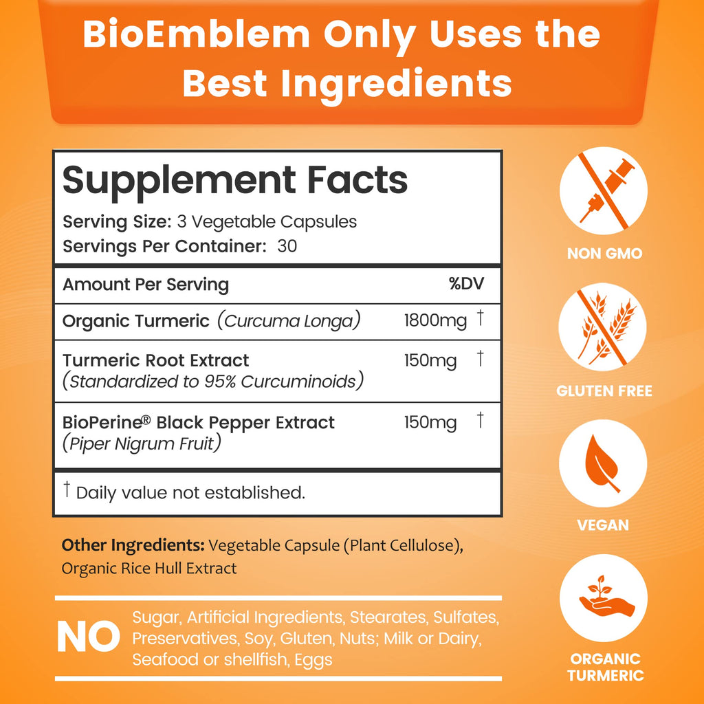 non-GMO turmeric supplement for wellness