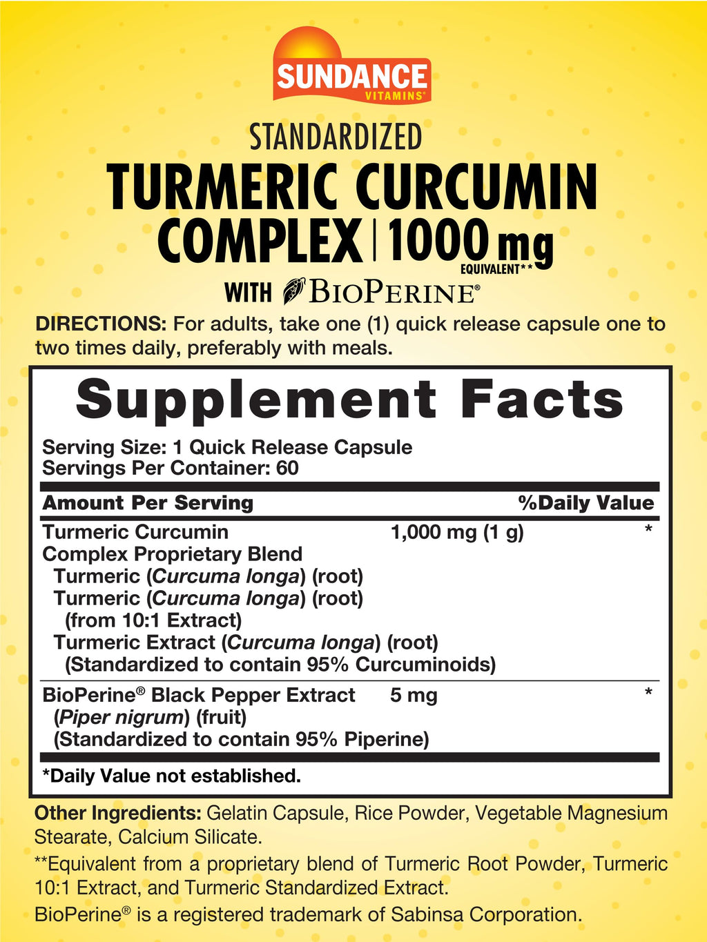 non-GMO turmeric with BioPerine