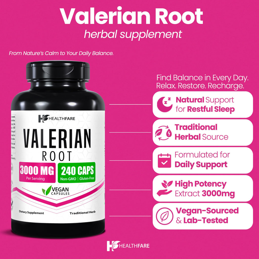 non-GMO valerian root pills
