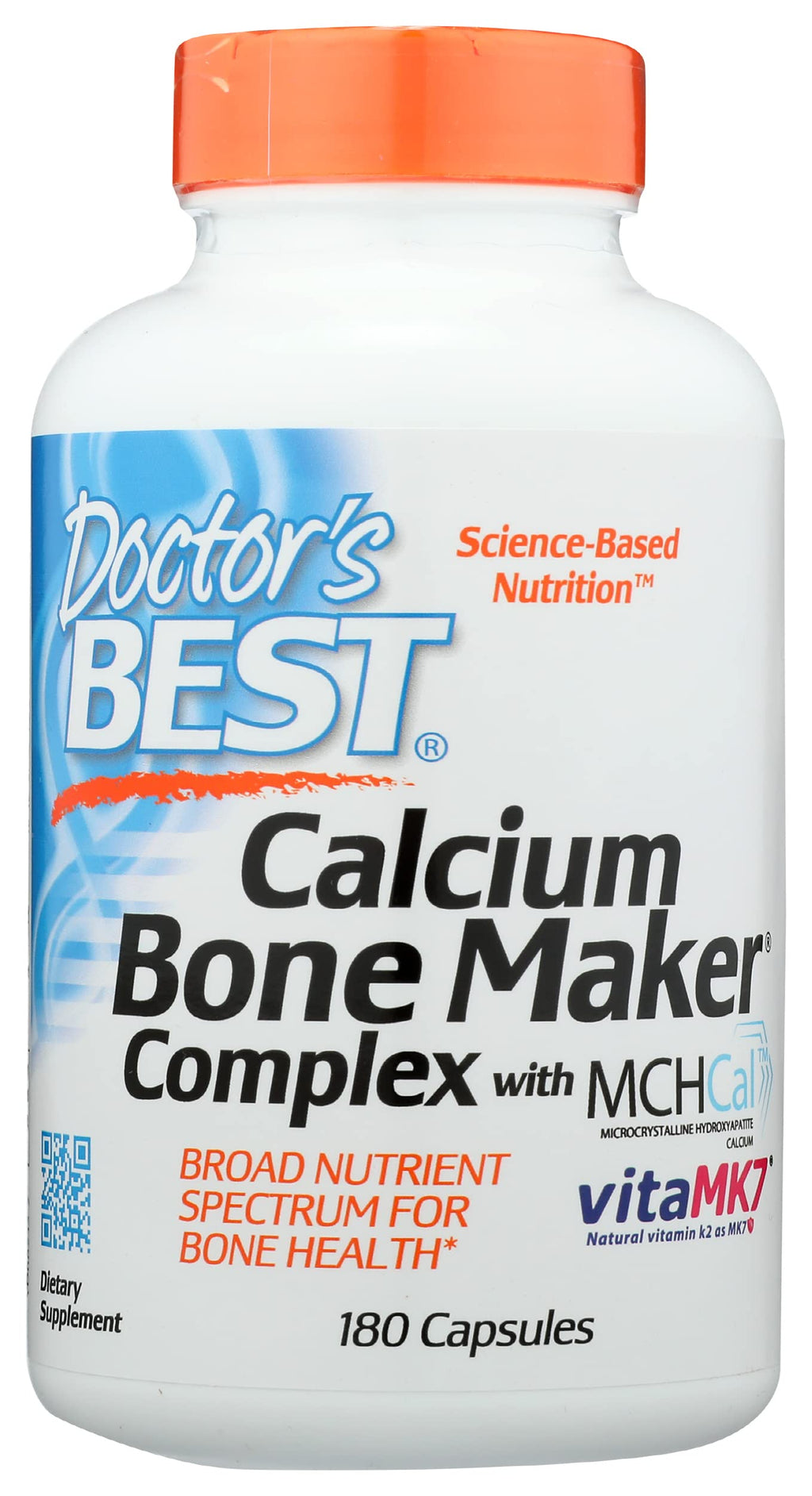 Non-GMO vegan calcium capsules for strong bones