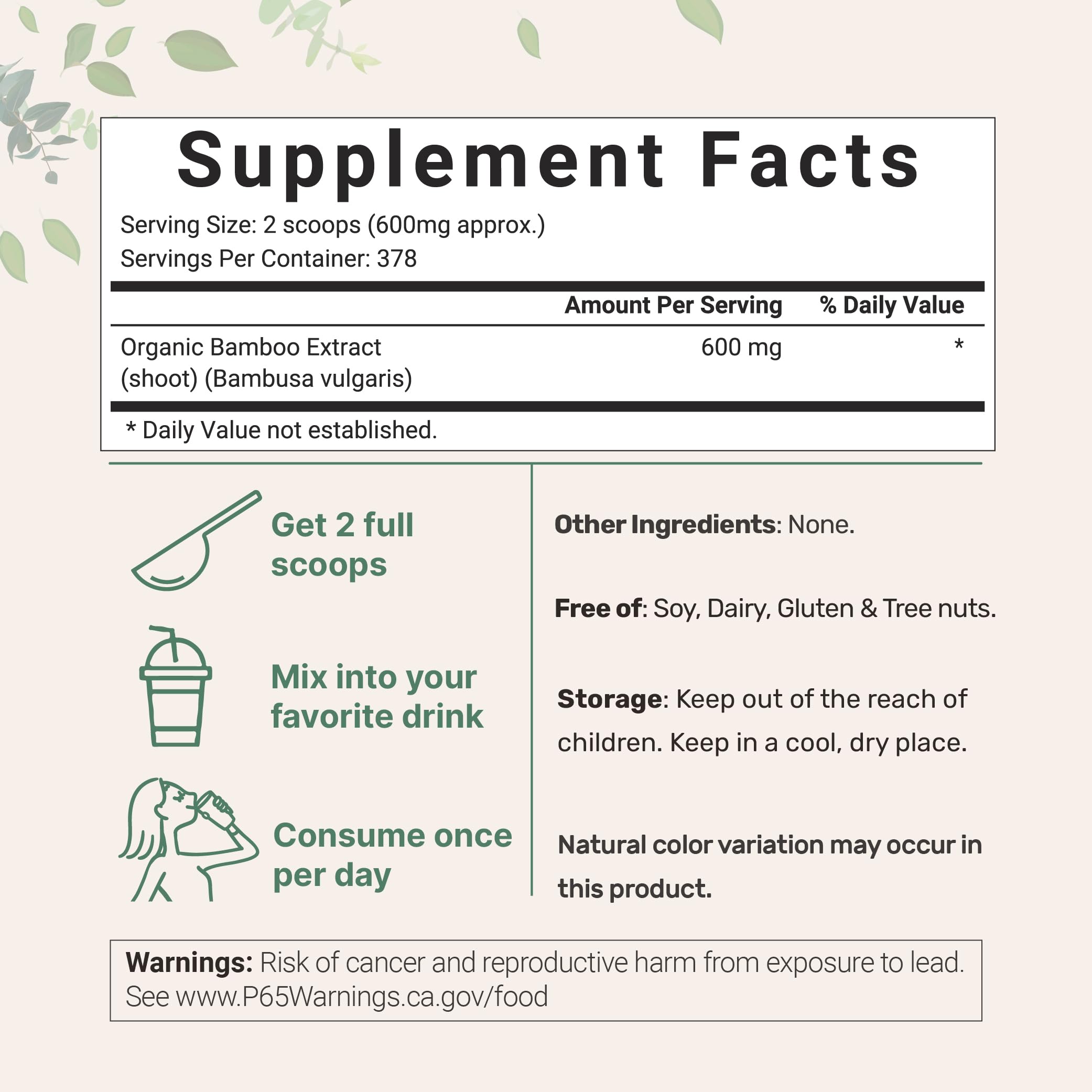 non-GMO vegan friendly supplement