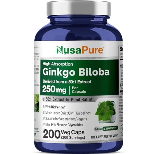 non-GMO vegan ginkgo biloba capsules