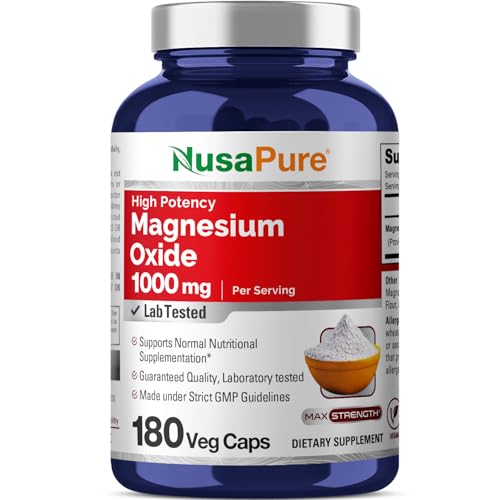 non-GMO vegan magnesium oxide 1000mg