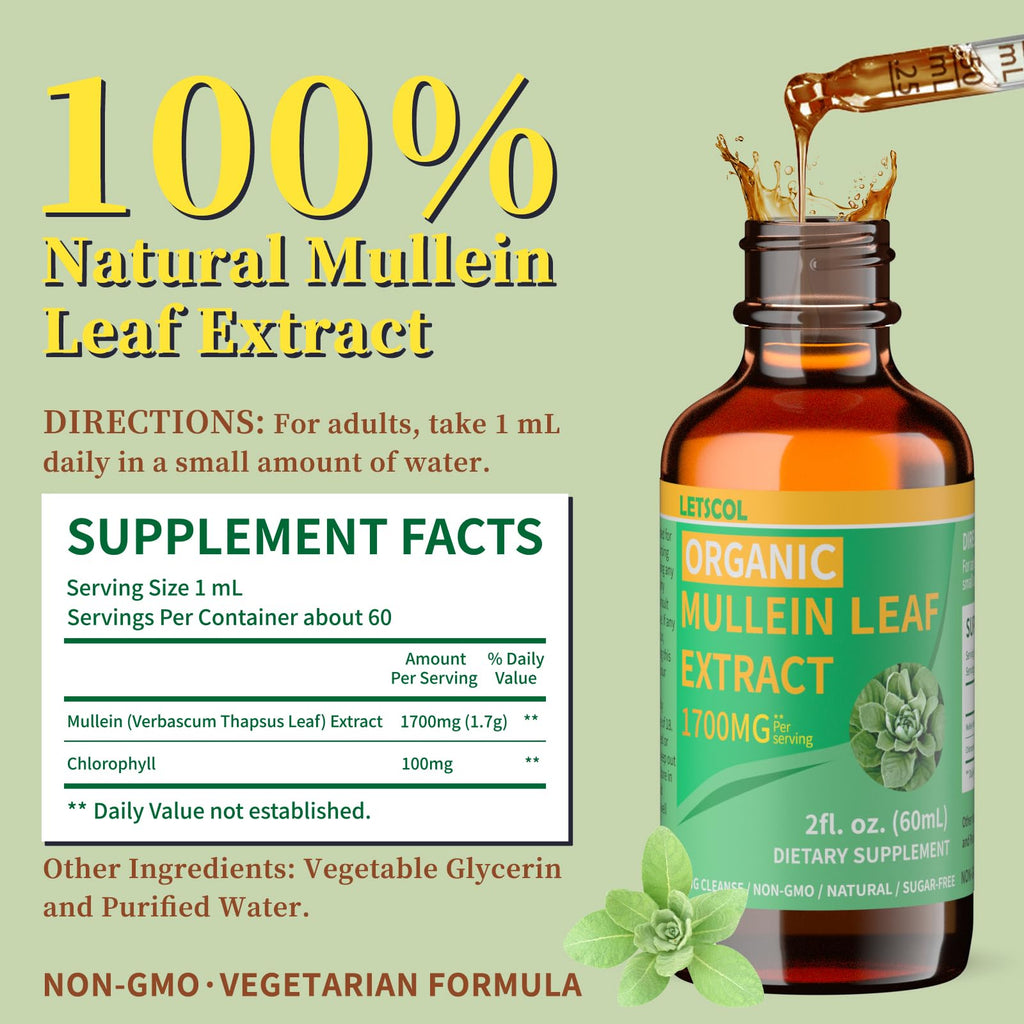 non-GMO vegan mullein tincture