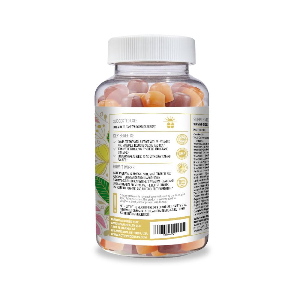 Non-GMO vegetarian prenatal supplements