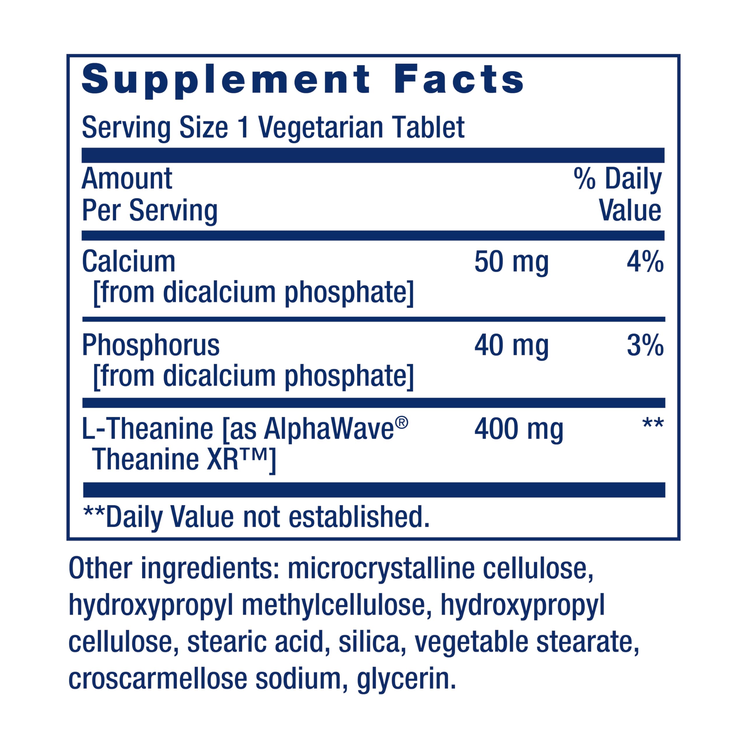 non-GMO vegetarian stress relief formula