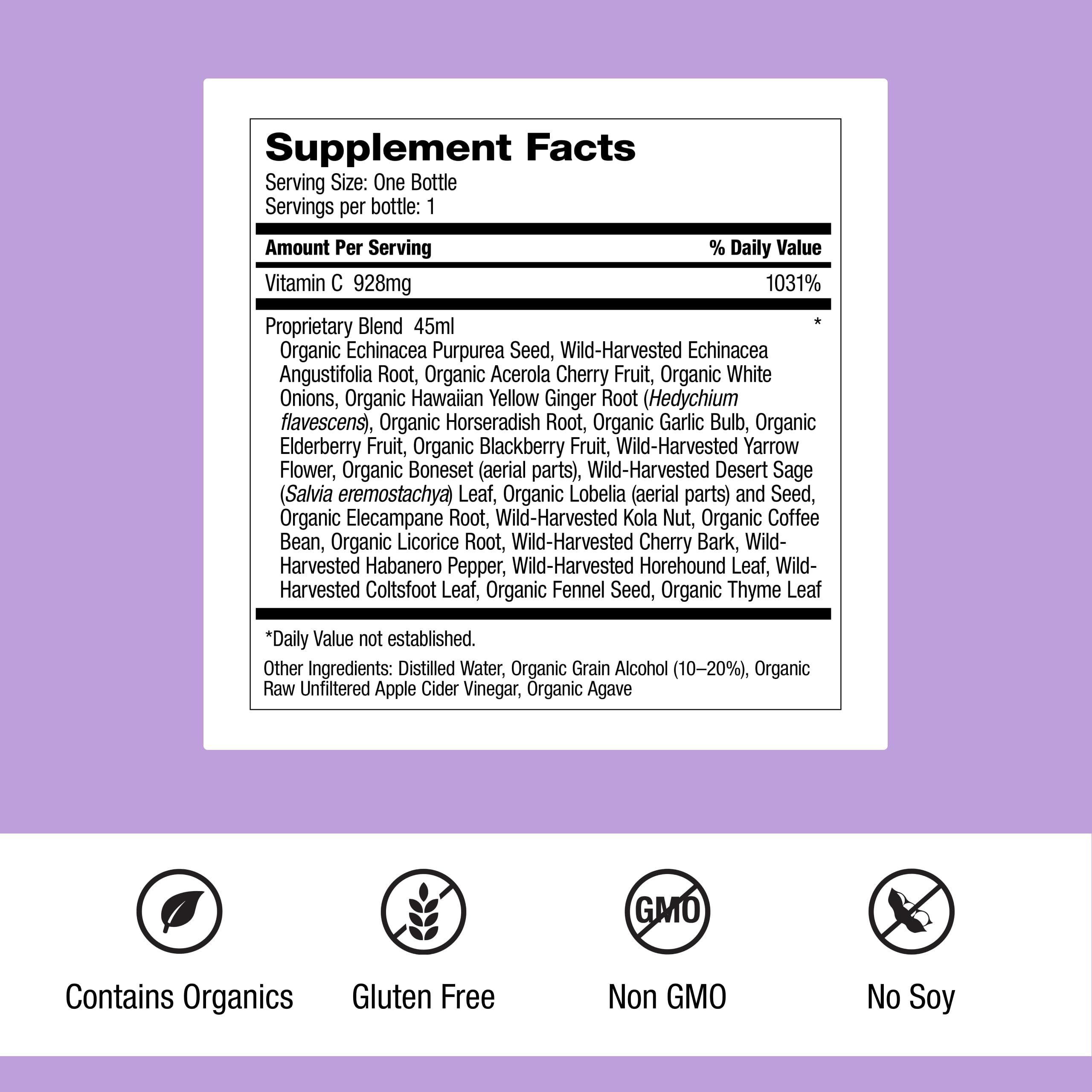 non-GMO vitamin and mineral blend