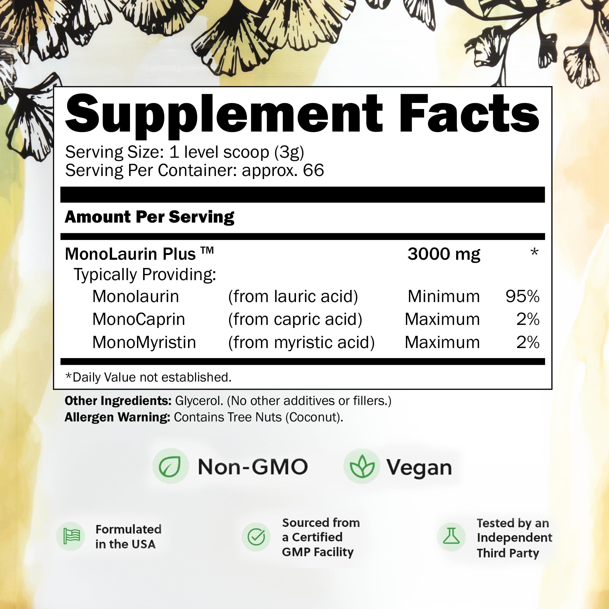 non-GMO vitamin and mineral blend