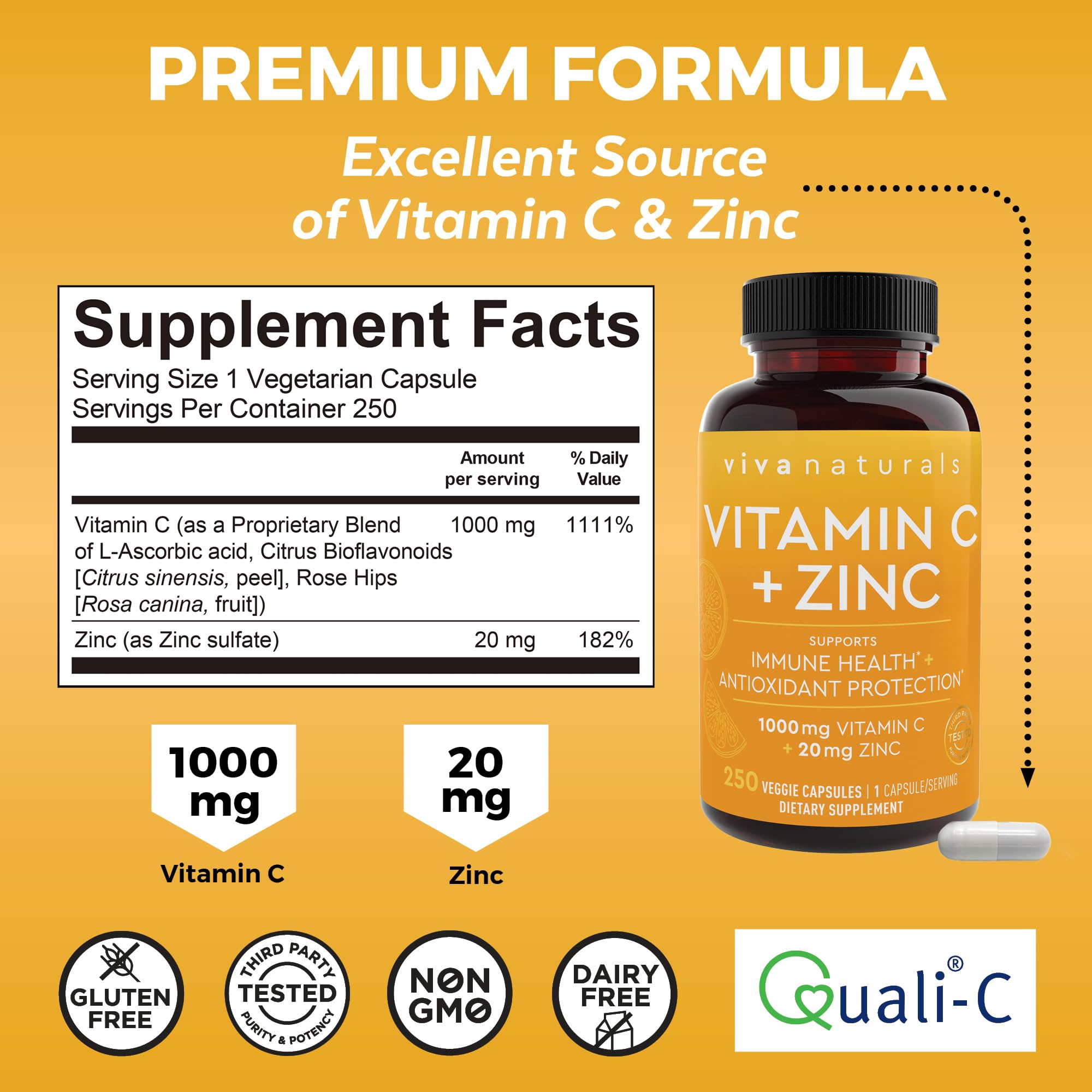 non-GMO vitamin C for wellness
