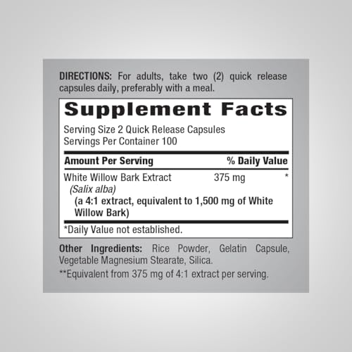 non-GMO white willow bark extract