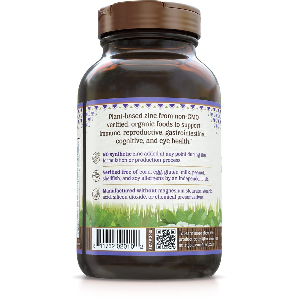 non-GMO whole food zinc source