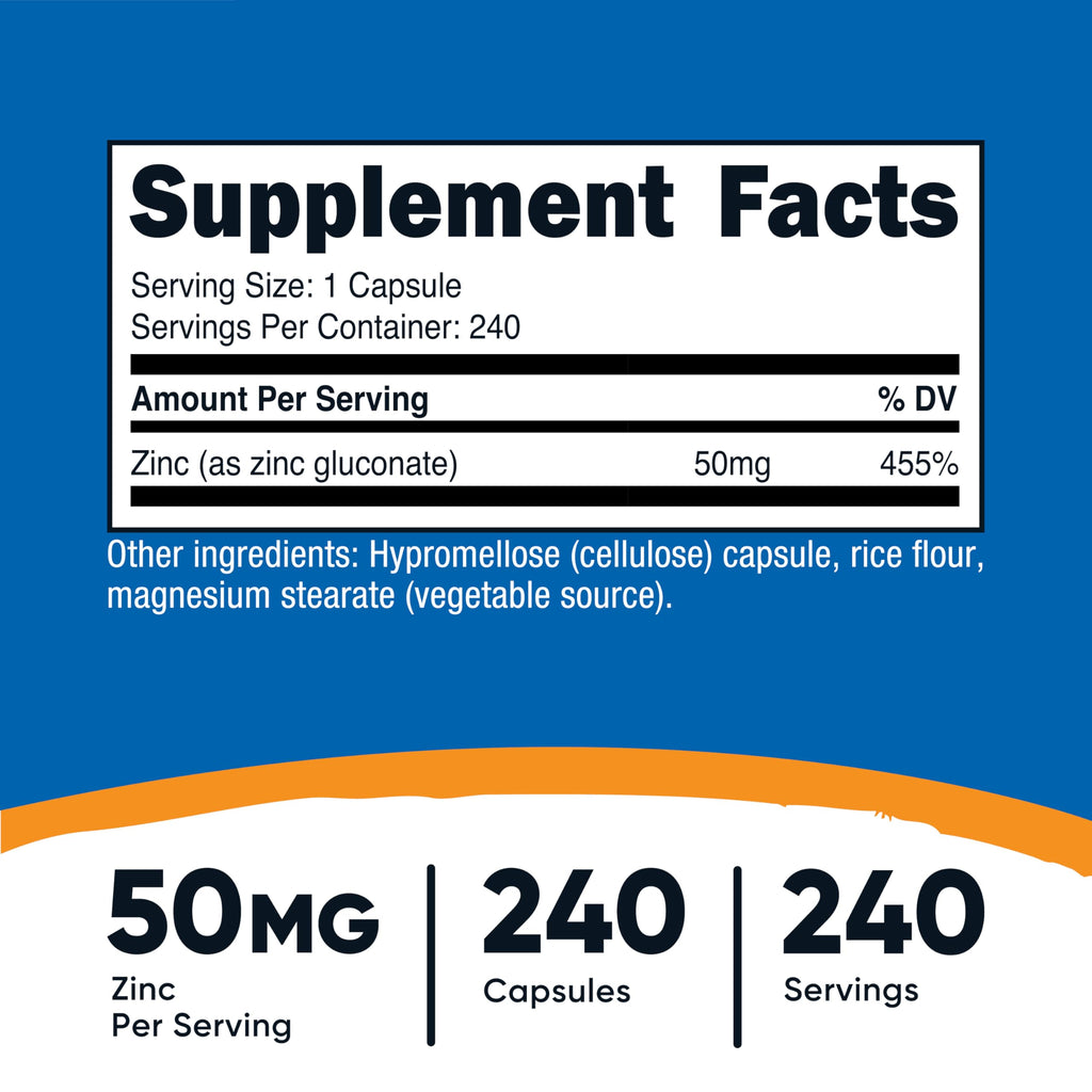 Non-GMO zinc gluconate for immunity