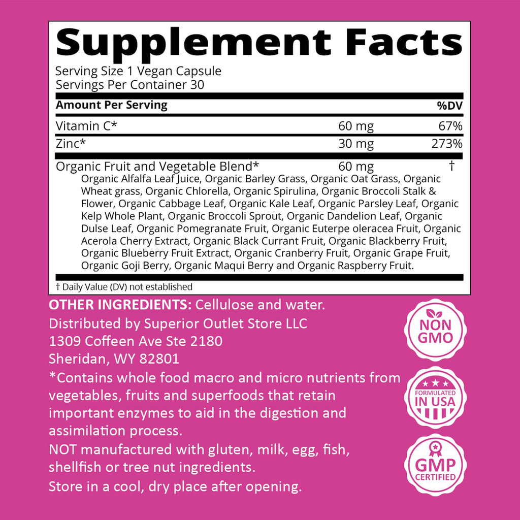Non-GMO zinc supplement for health