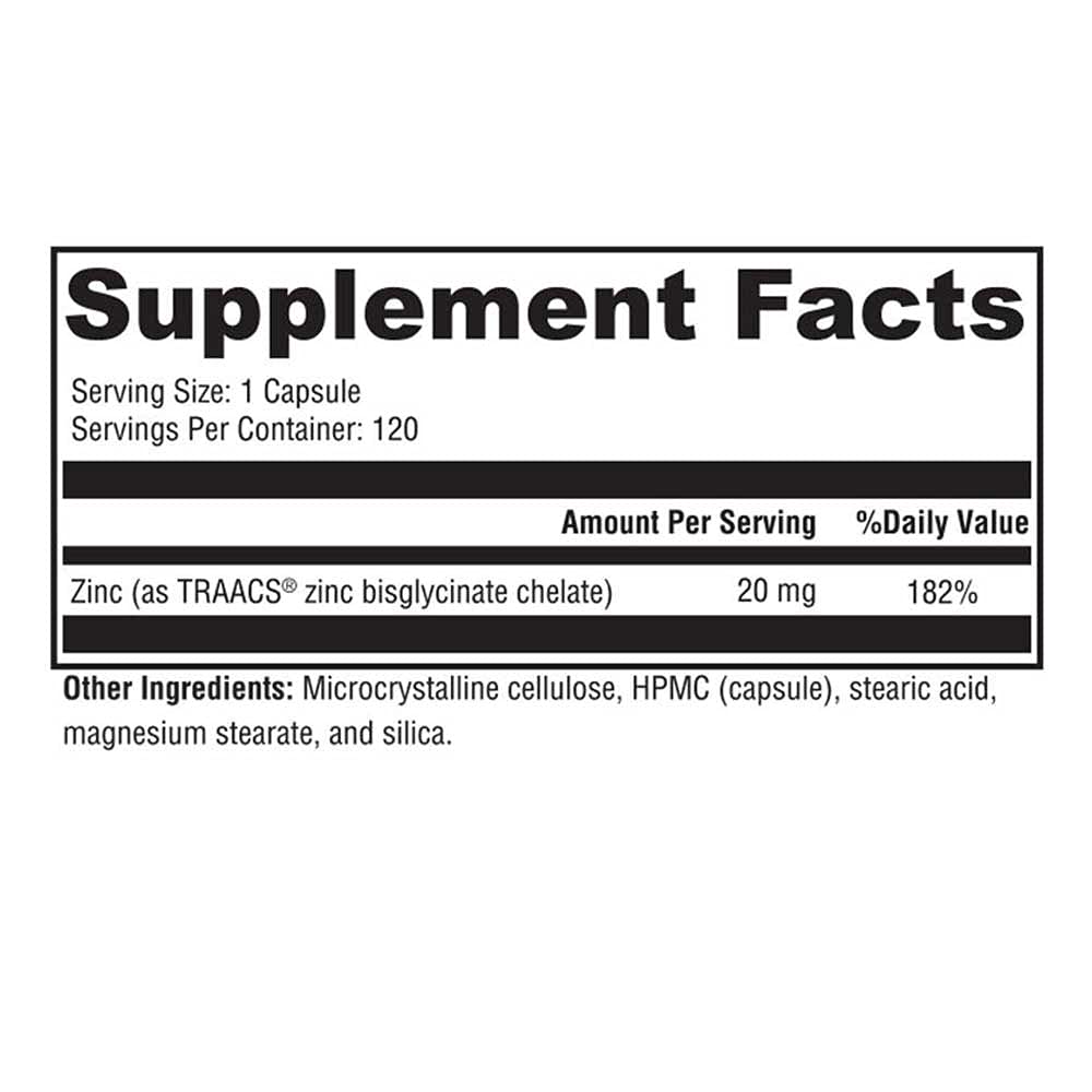Non-GMO zinc vitamin for health