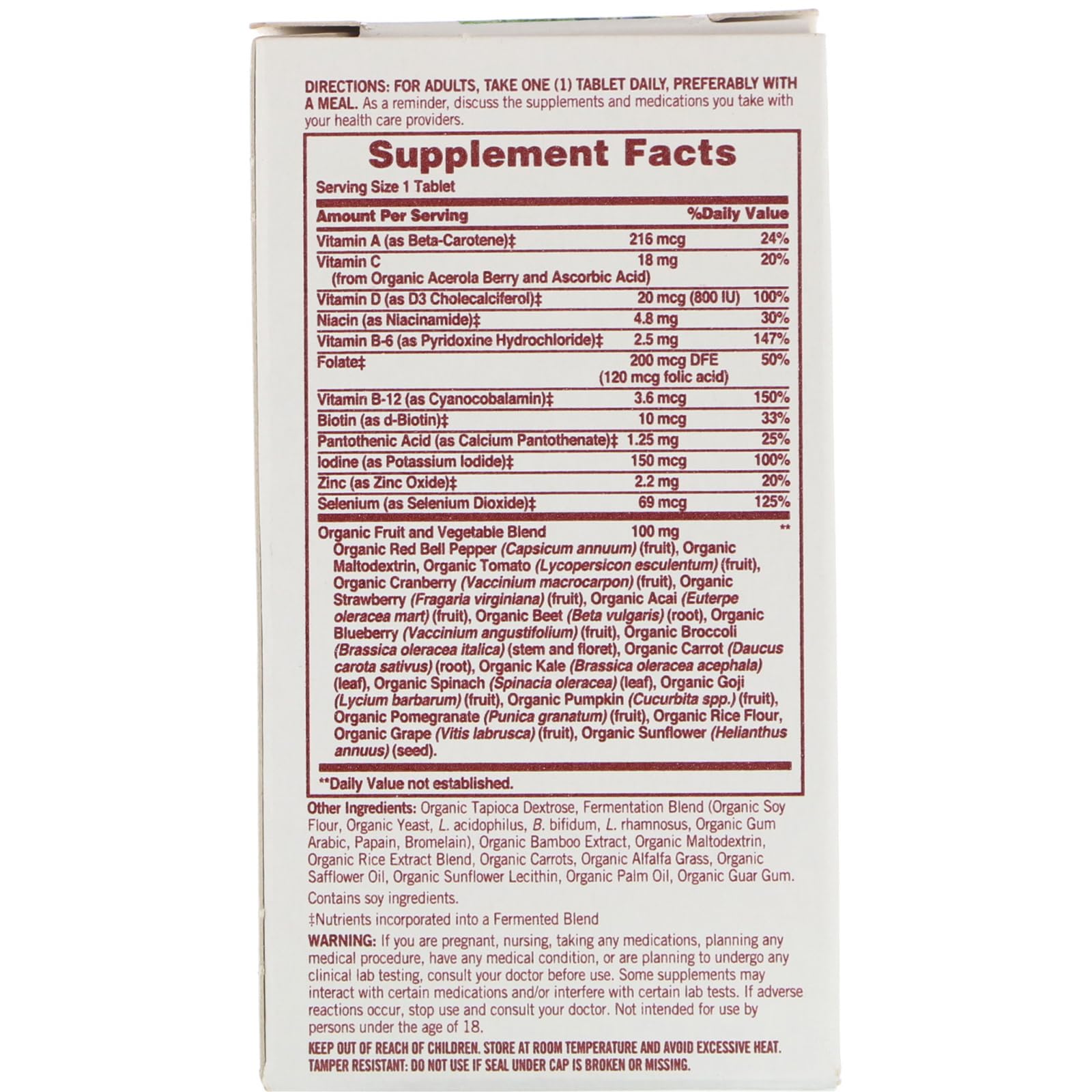 Non-GMO zinc vitamin for men