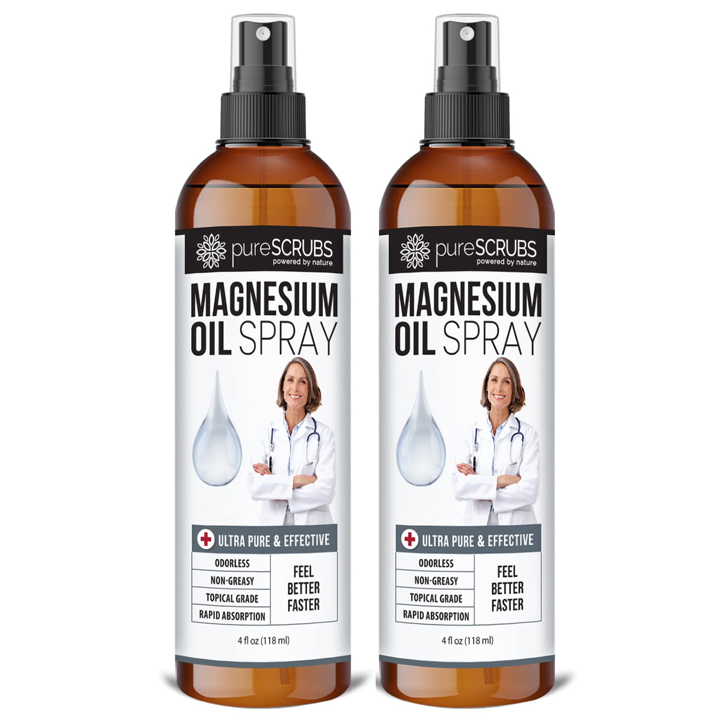 non-greasy magnesium spray for feet