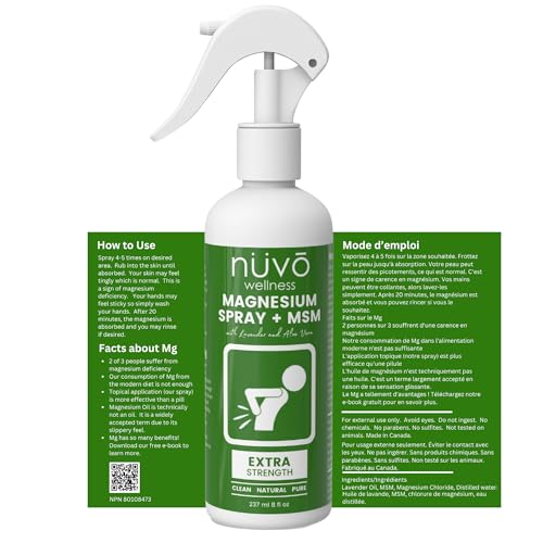 non-greasy magnesium spray for skin