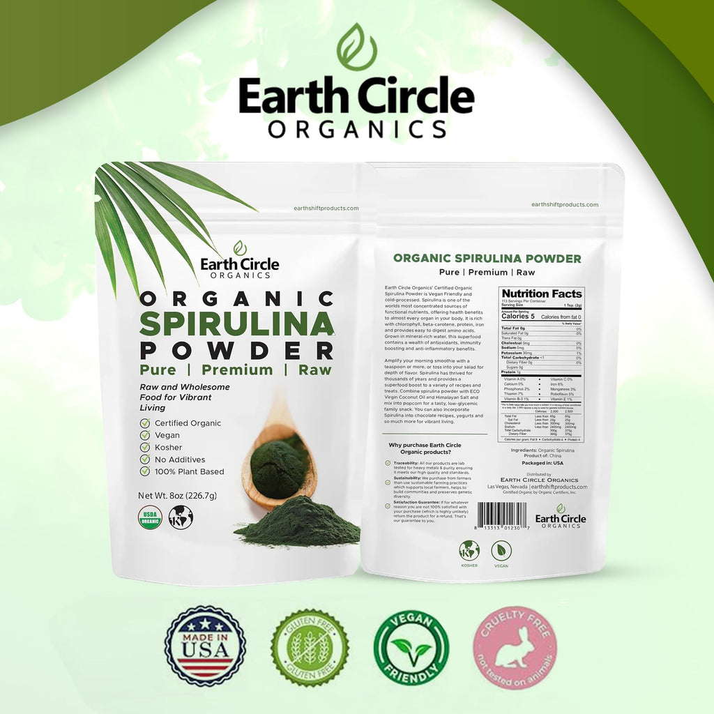 non-irradiated spirulina for pure nutrition
