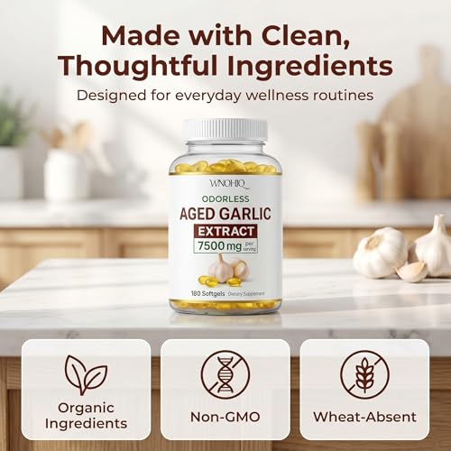 non-odour garlic softgels for wellness