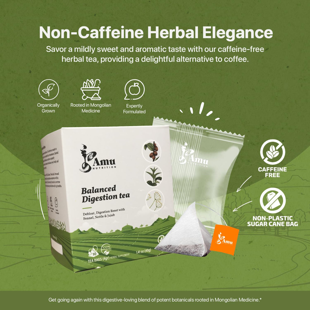 non-plastic teabags for wellness