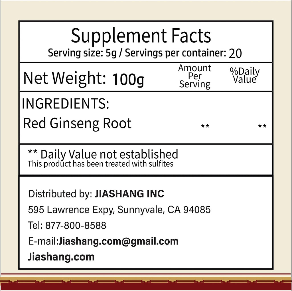 non-powdered ginseng for maximum potency