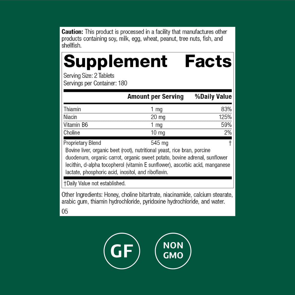 non-soy b-complex vitamin tablets
