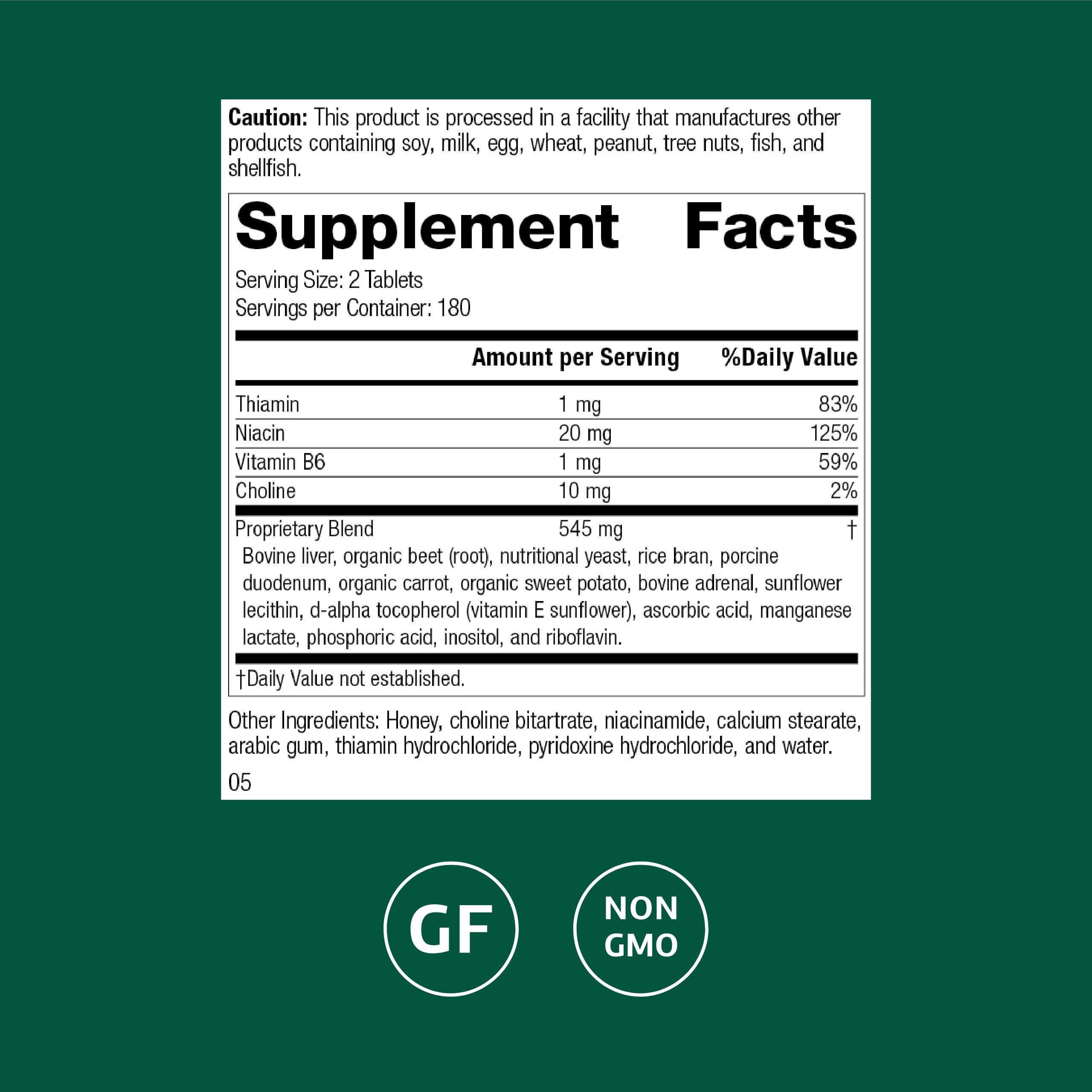 non-soy b-complex vitamin tablets