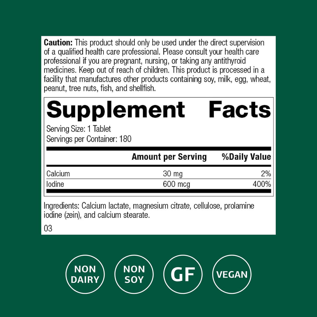 non-soy iodine supplement for vitality