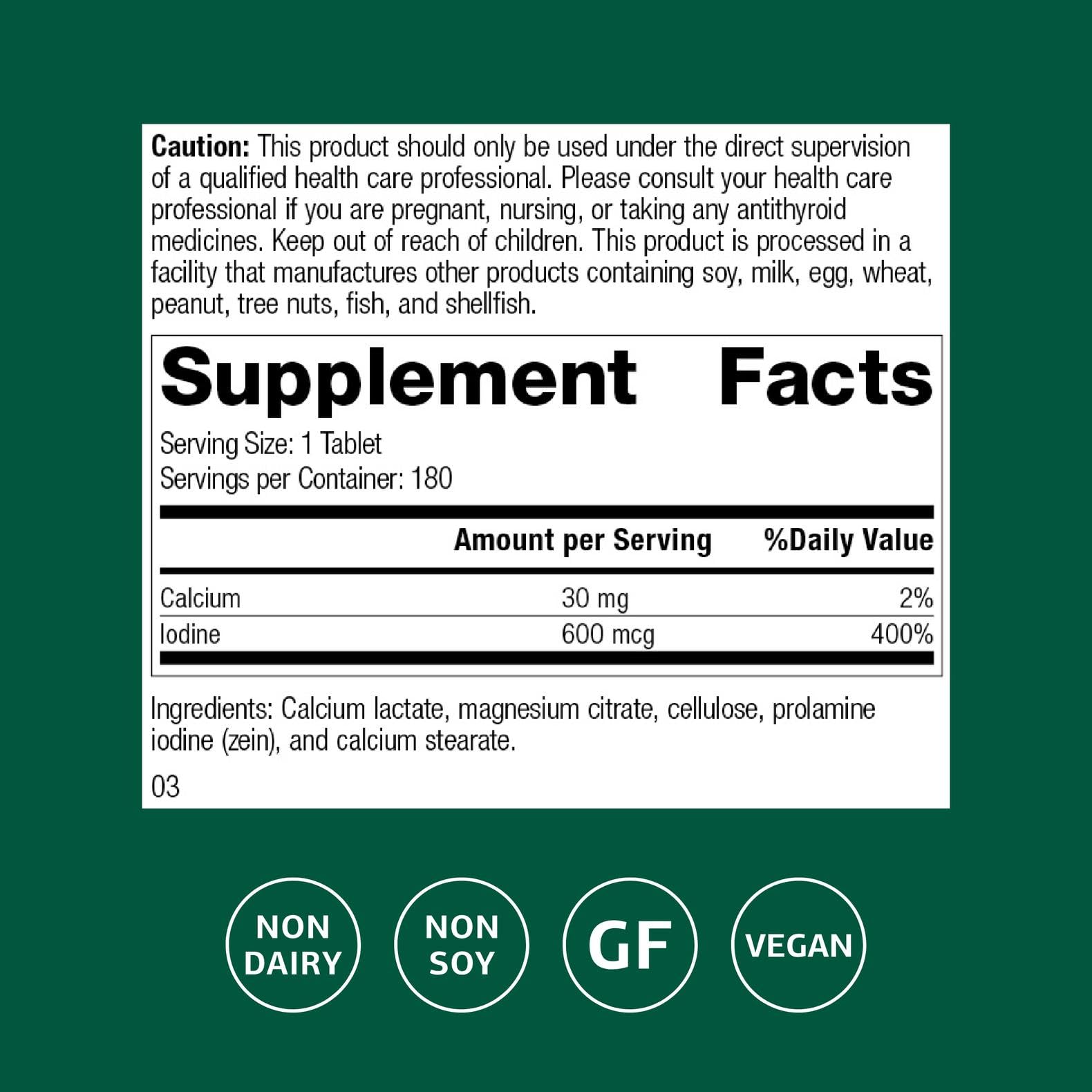 non-soy iodine supplement for vitality