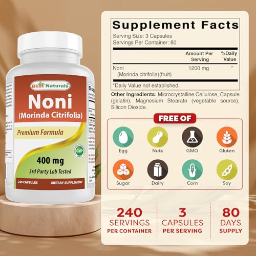 noni 400 mg for daily support