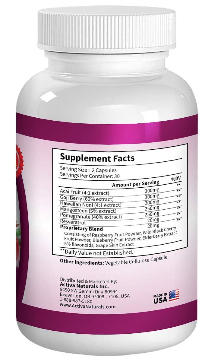 noni and raspberry vitamin capsules
