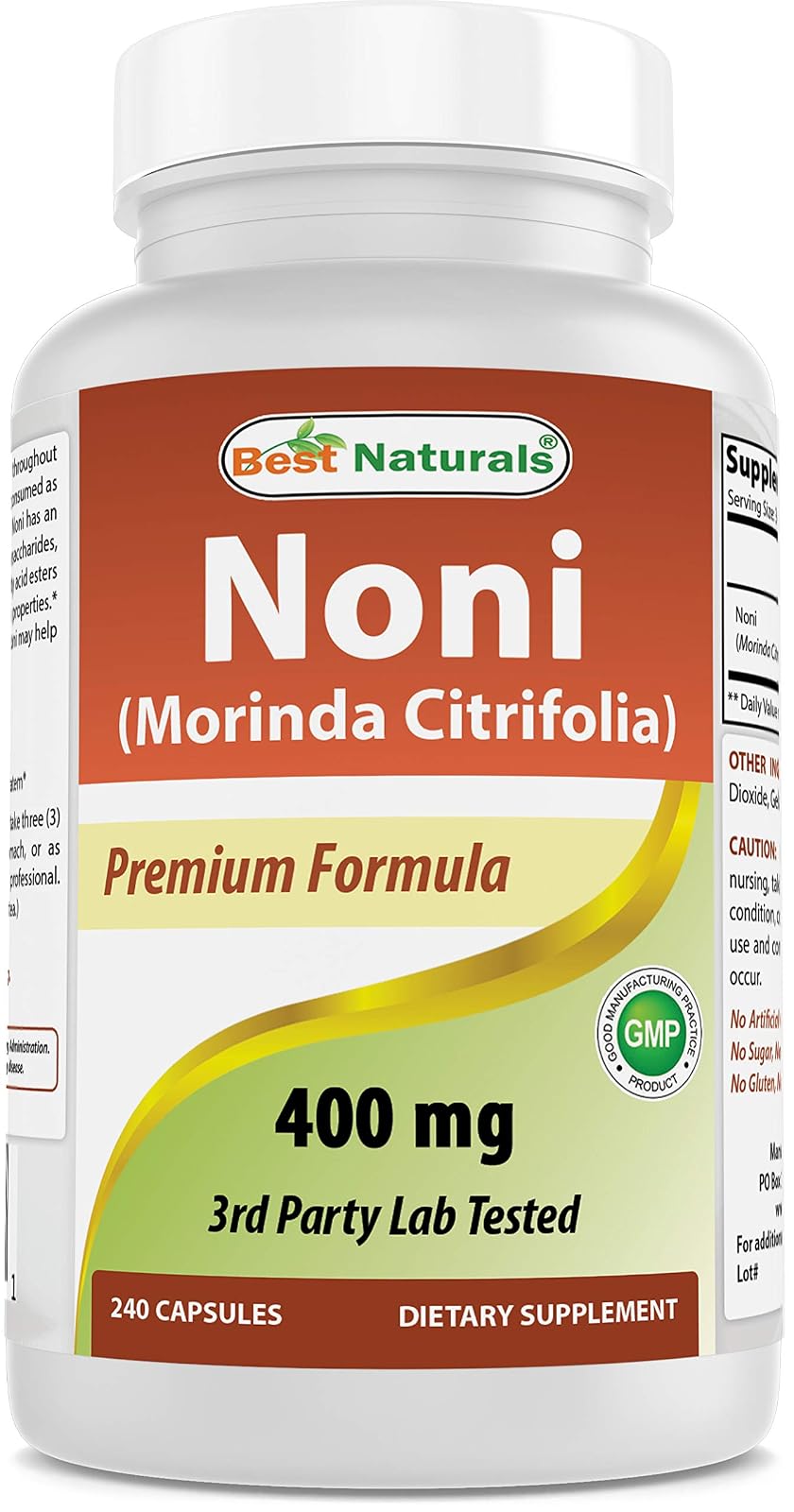 Noni capsules for immune support