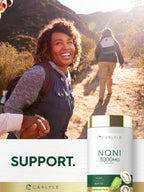 Noni fruit capsules for digestive health