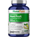 Noni fruit capsules for wellness