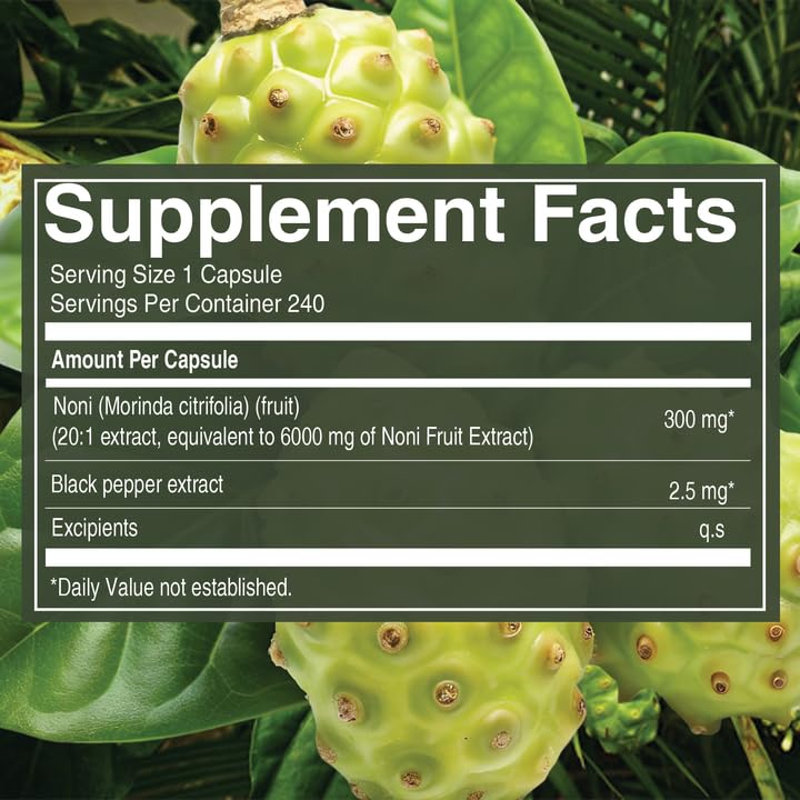 Noni fruit extract for wellness