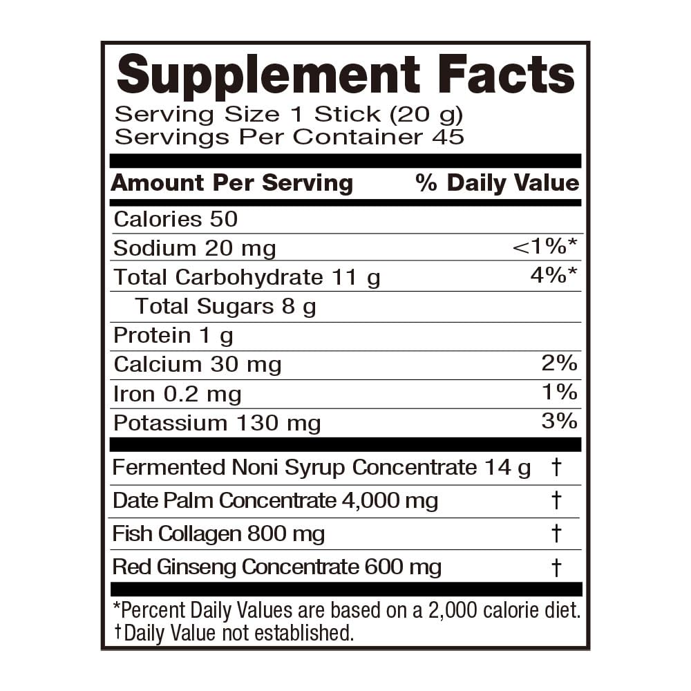noni sticks for daily nutrition