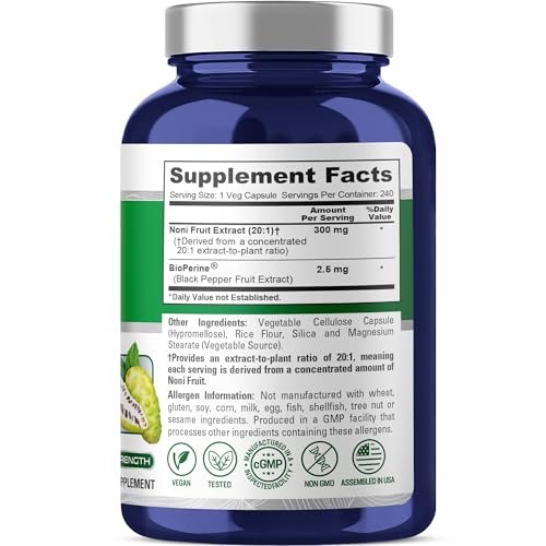 noni supplement with BioPerine