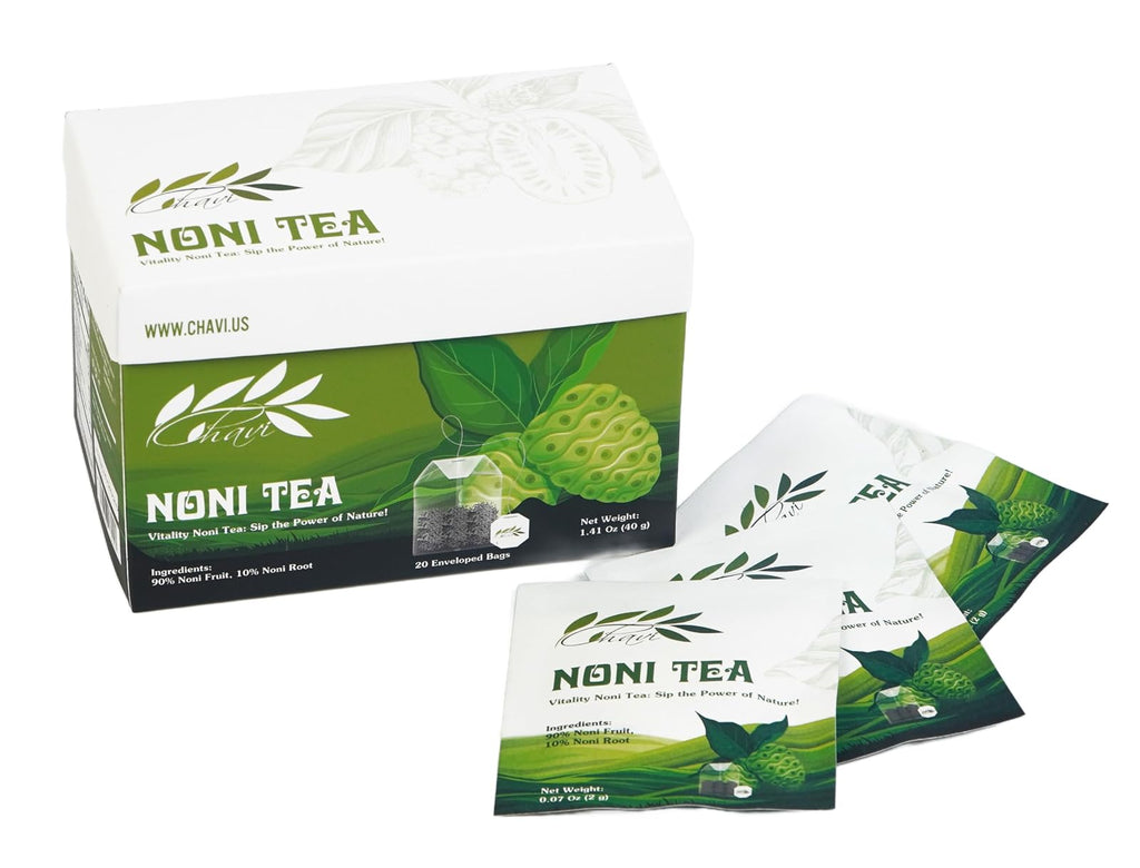 Noni tea bags for daily energy