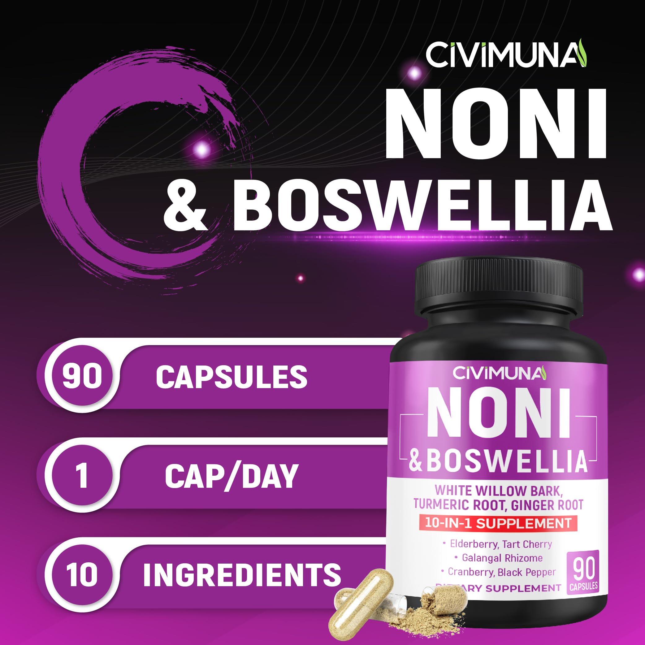 noni with ginger for immune boost
