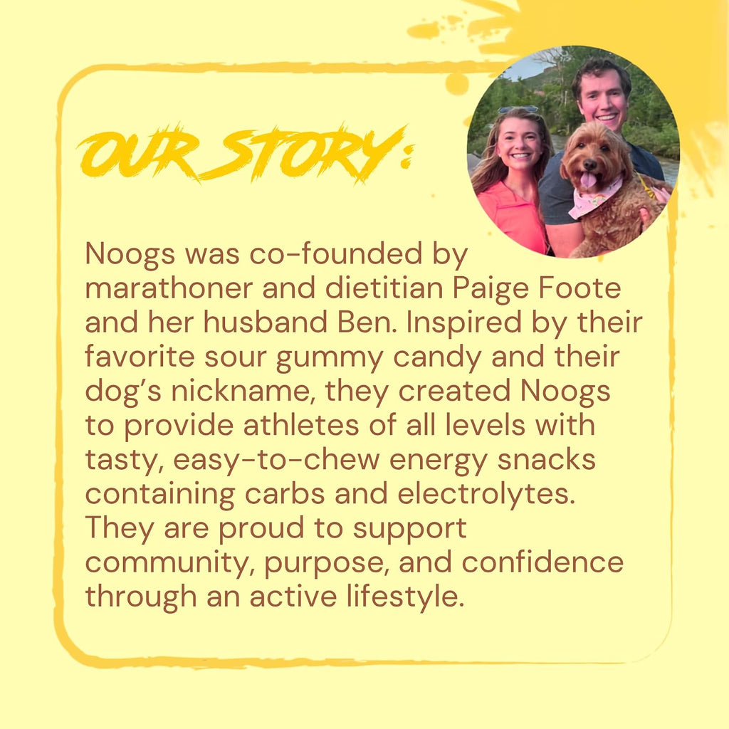 Noogs energy chews for endurance