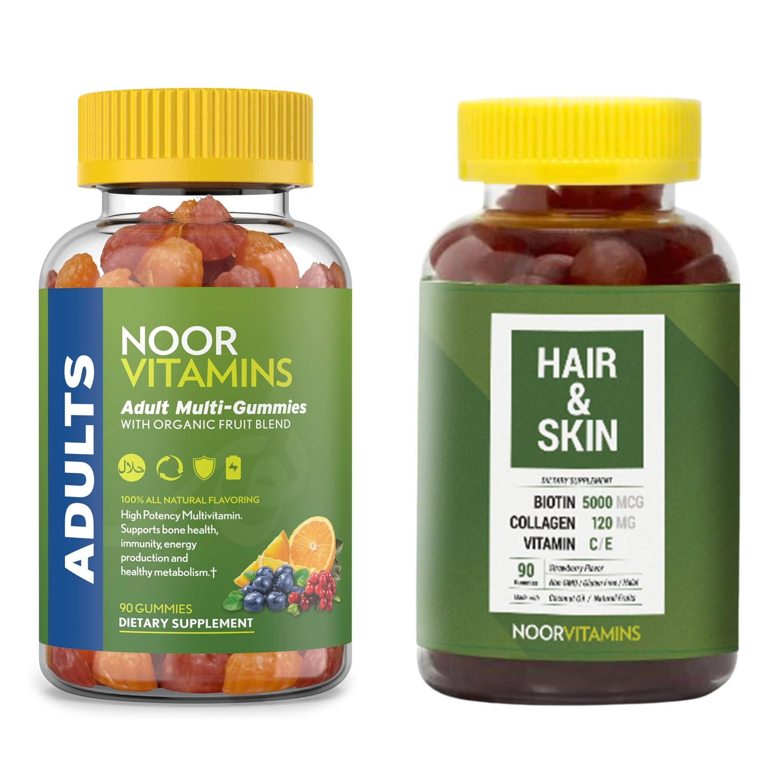 Noor Vitamins adult gummy multivitamins