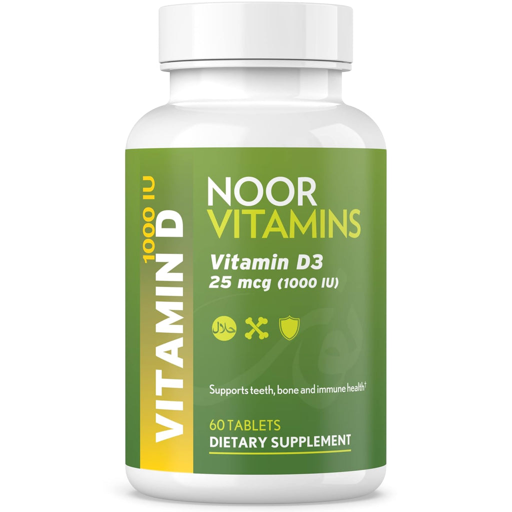 Noor Vitamins Vitamin D3 1000 IU tablets