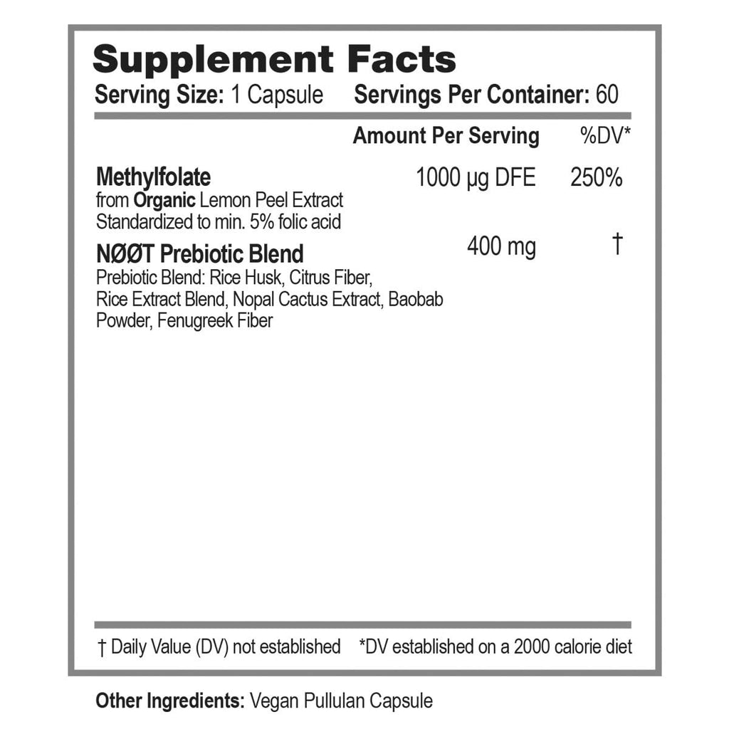 NOOT Methylfolate for mood enhancement