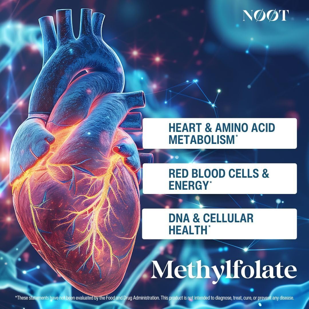 NOOT Organic Methylfolate for brain health