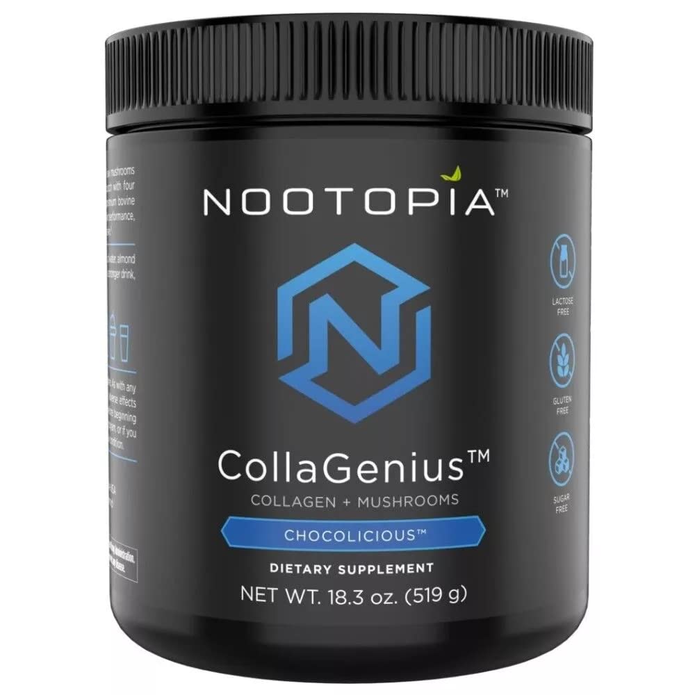 Nootopia Collagenius mushroom powder benefits