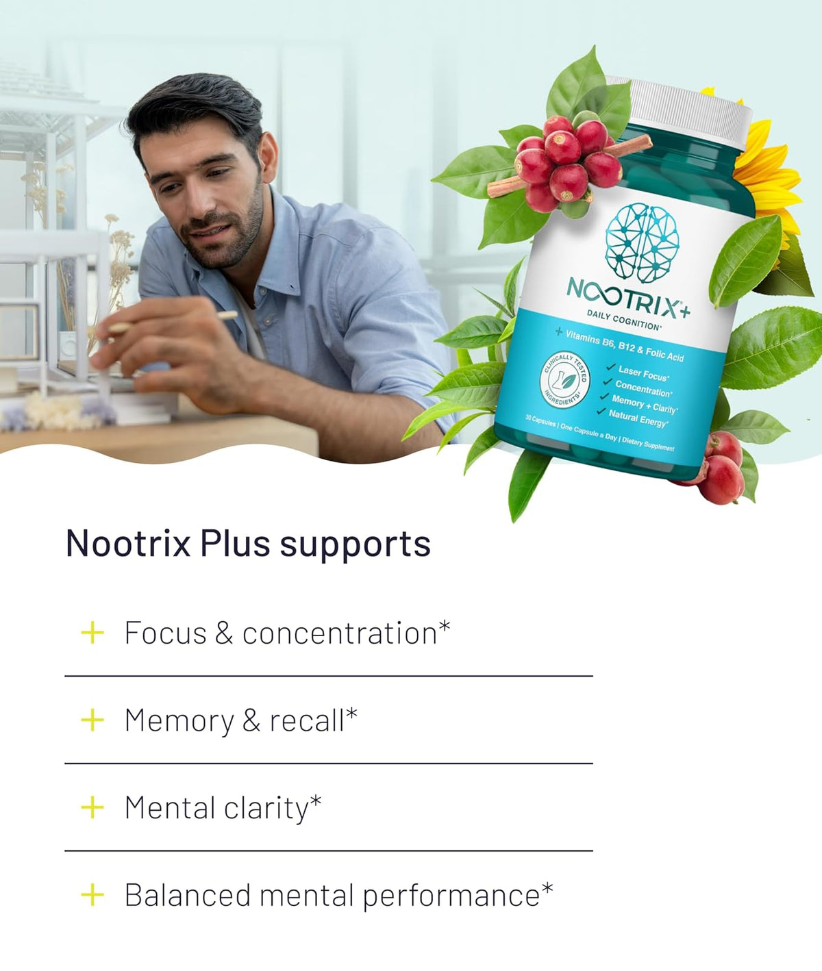 Nootrix brain booster for focus