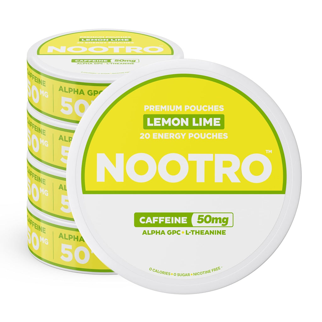 Nootro caffeine nootropic pouches for energy
